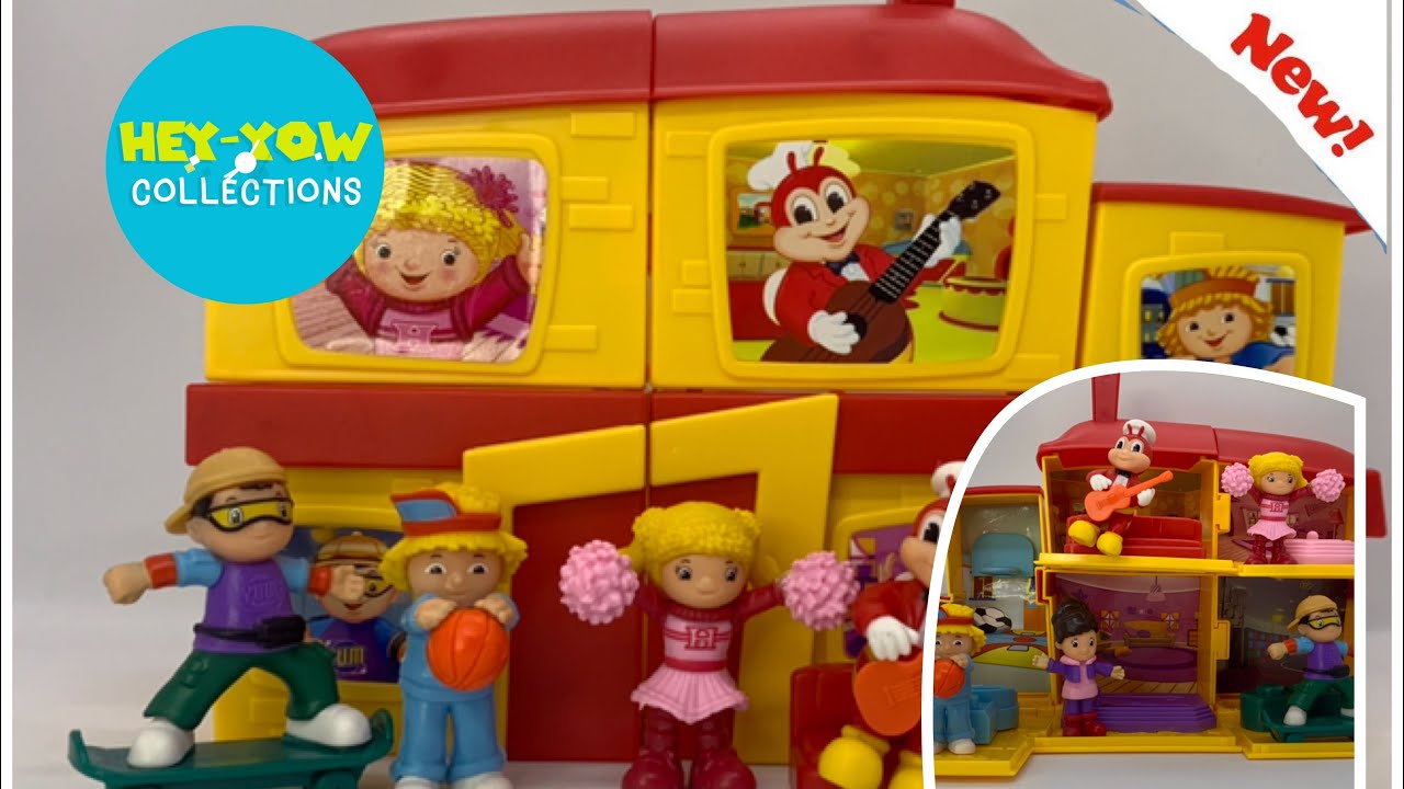 2019 Jollibee Fun House | Jollibee Kiddie Meal Complete Set of 5 Toys ...