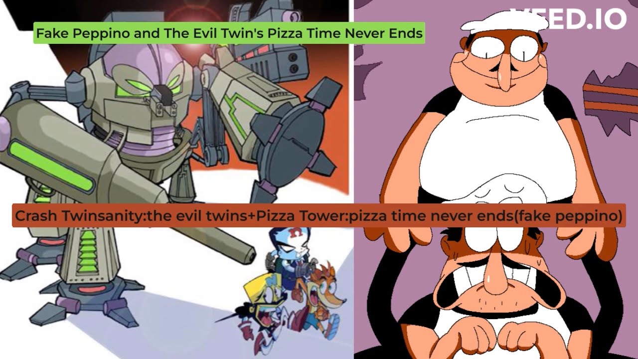 Fake Peppino and The Evil Twin's Pizza Time Never Ends - YouTube