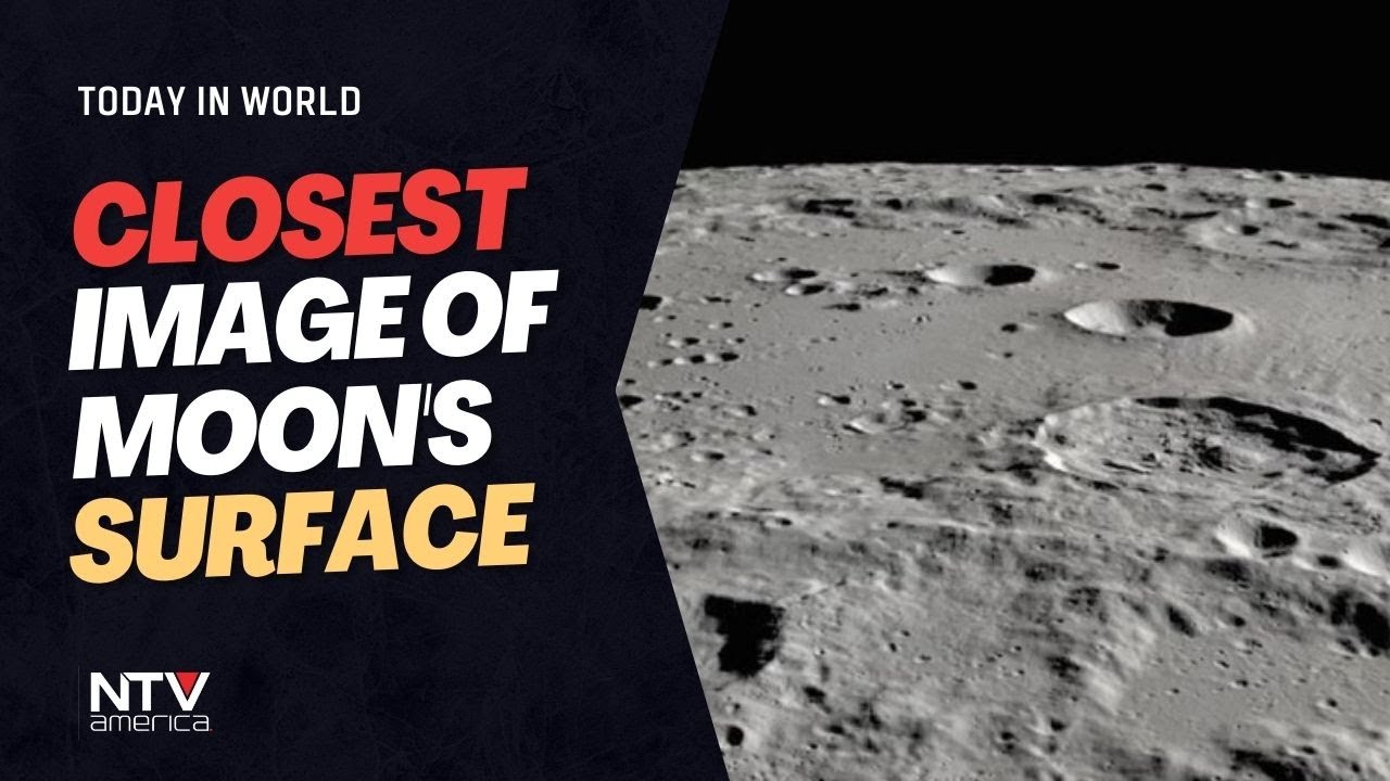 NASA's Orion captures the closest image of the moon's surface - YouTube
