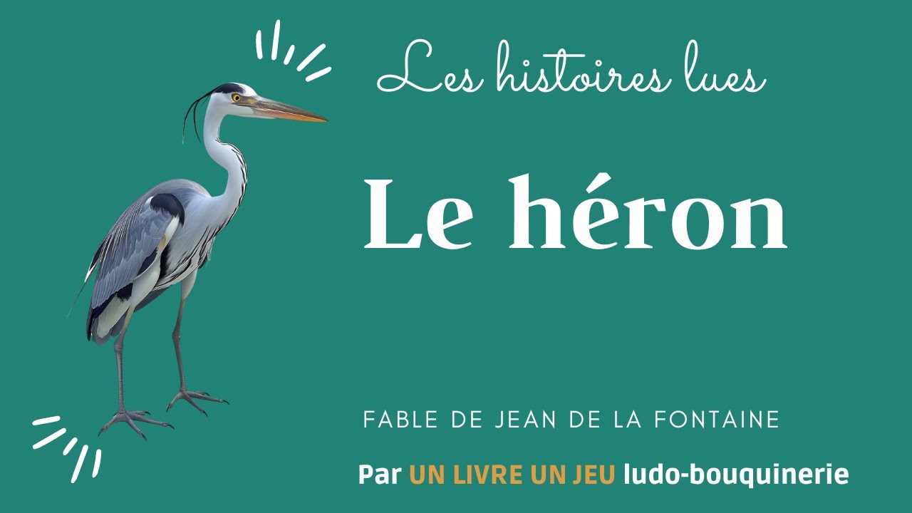 Le Héron - Une fable de Jean de La Fontaine. Histoire lue. - YouTube