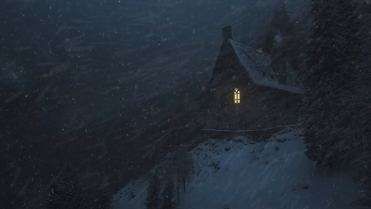 Intense Wind and Snowstorm Sounds: Mighty Blizzard & Howling Wind for ...