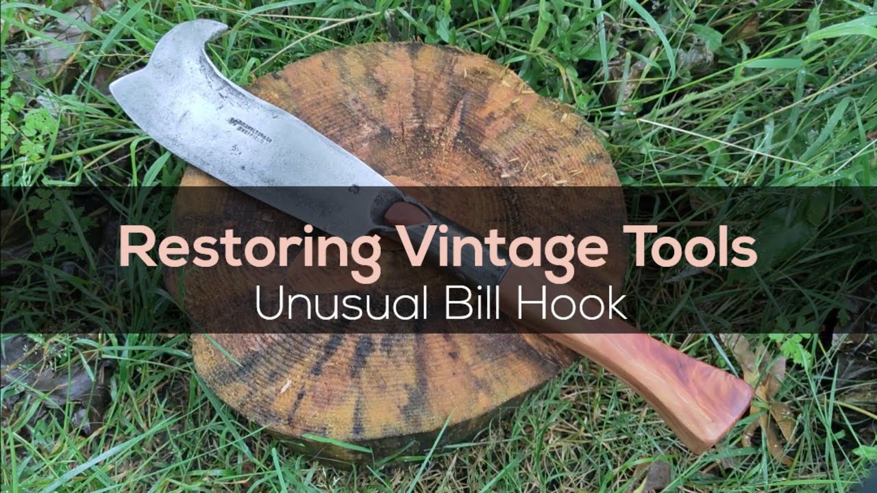 Restoring a Vintage Bill Hook - ASMR - no talking. - YouTube