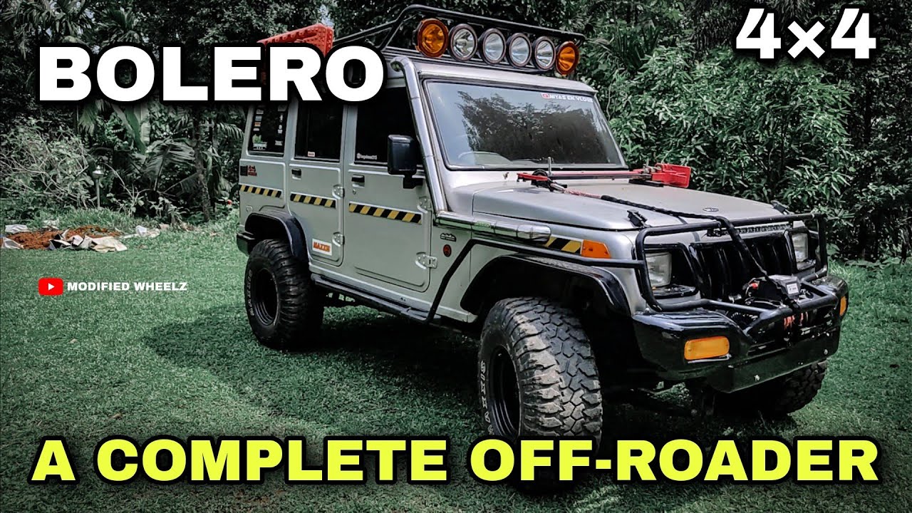 mahindra bolero full offroad spec added ,4×4 ,turbo engine ,full review ...