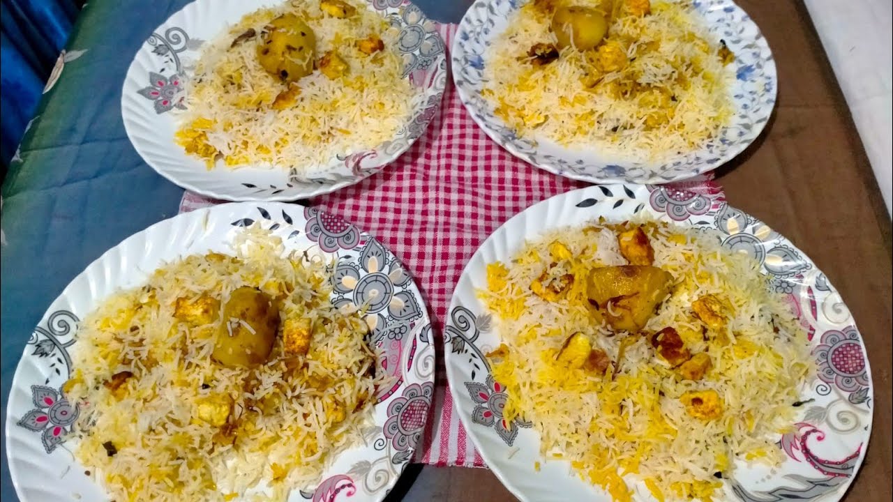 Panner Biriyani |easy and testy recipe | #biriyani - YouTube