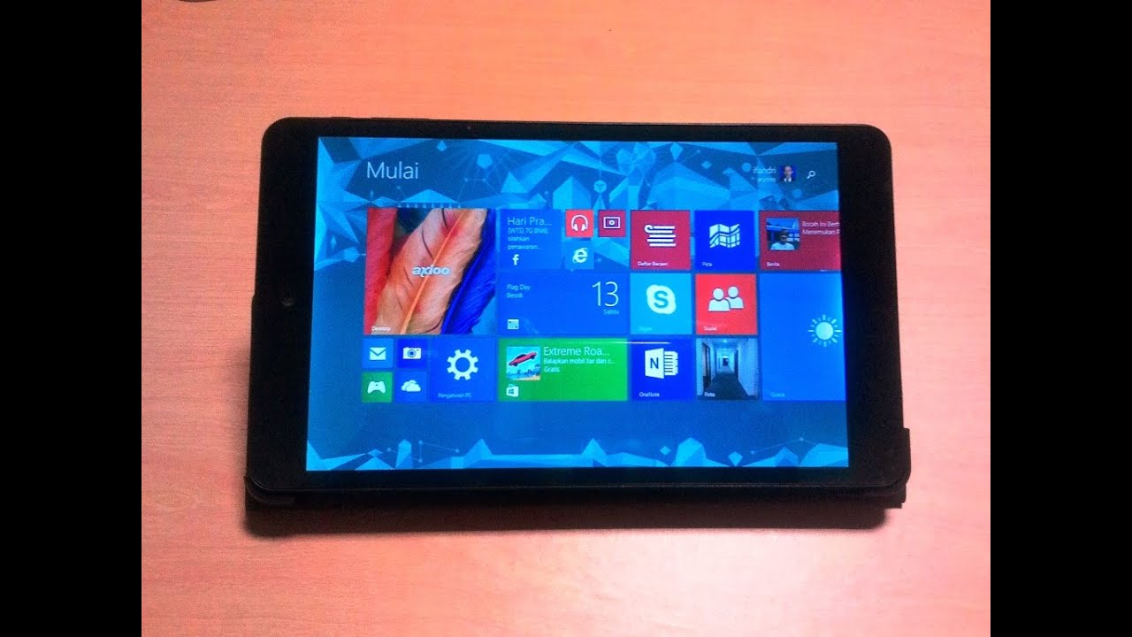 Axioo Windroid 8G Windows Mode - YouTube