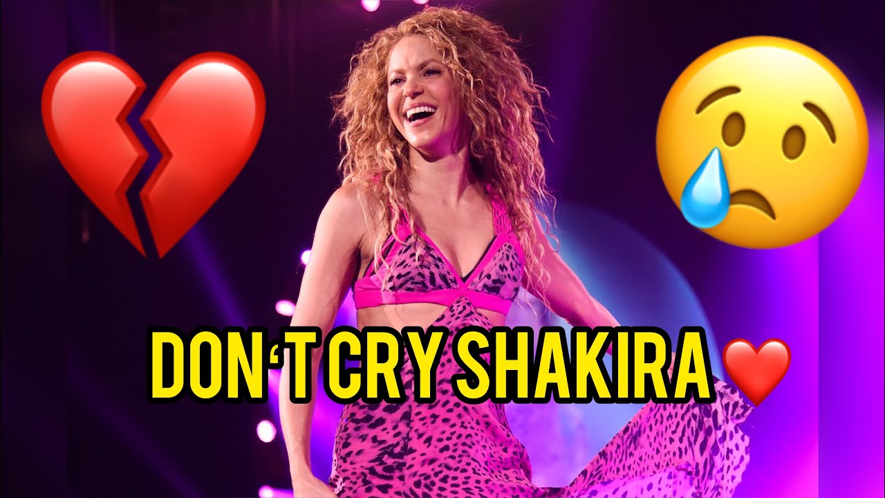 SHAKIRA CRYING ON STAGE 😢 EL DORADO WORLD TOUR MUNICH - YouTube