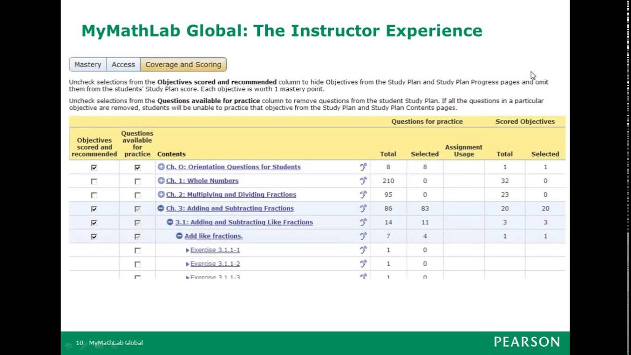 MyMathLab Global demonstration - YouTube