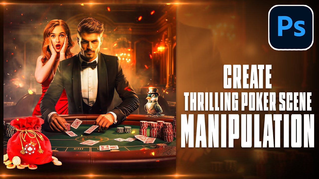 Creating a Thrilling Poker Scene Manipulation in Photoshop. - YouTube