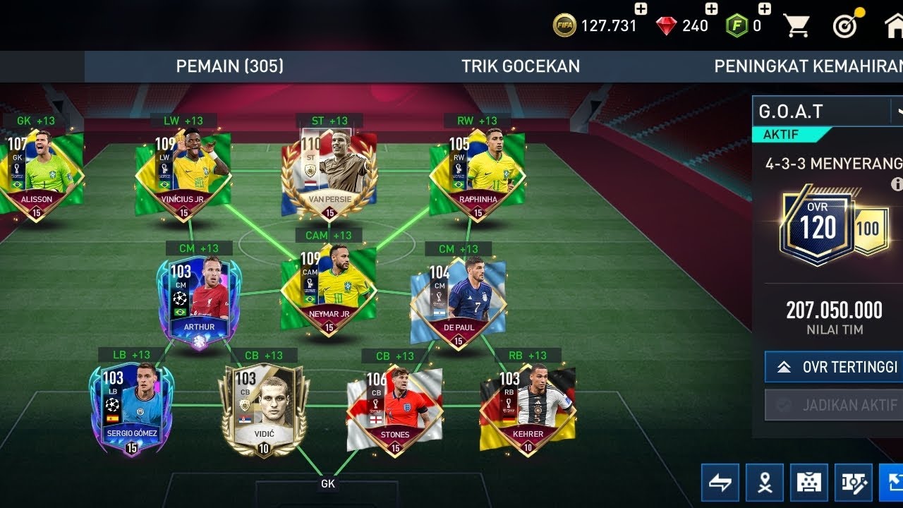 cara buat OVR 120 (fifa mobile) - YouTube