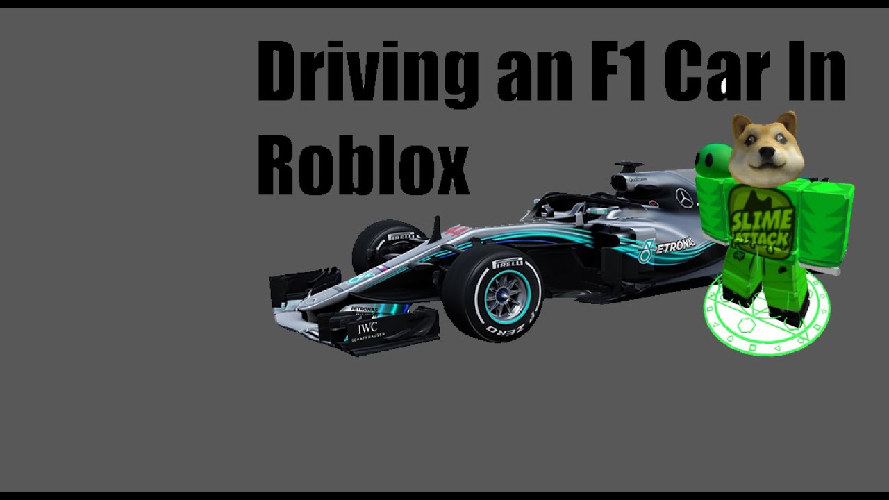 Me Driving an F1 Car In Roblox! - YouTube