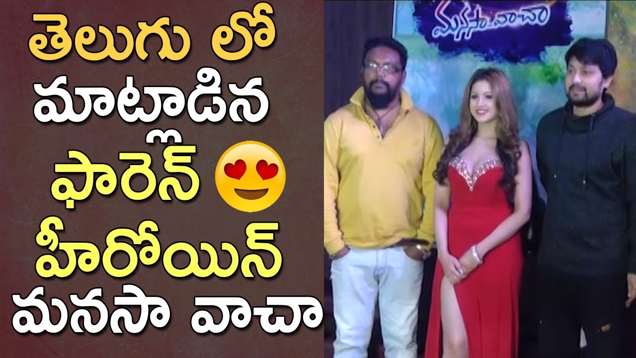 Manasa Vacha Telugu Movie Team Press Meet | Manasa Vacha Movie ...