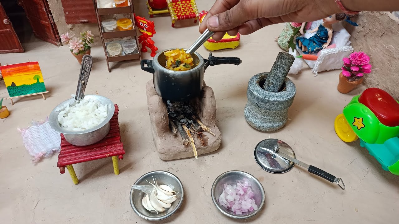 Miniature garlic rice recipe | namkeen rice recipe | Chhota Rashoighar ...