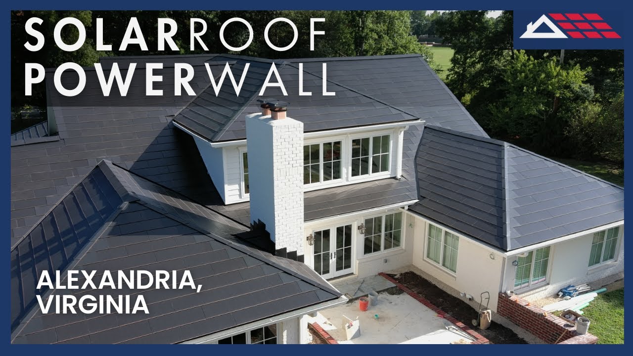 STUNNING Tesla Solar Roof in Alexandria, Virginia - YouTube