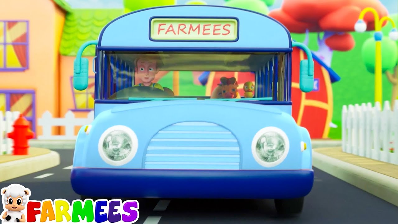 Tous à bord du bus : Les roues du bus, comptine pour enfants - YouTube