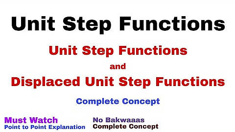 Unit Impulse Functions (Complete Concept) - YouTube
