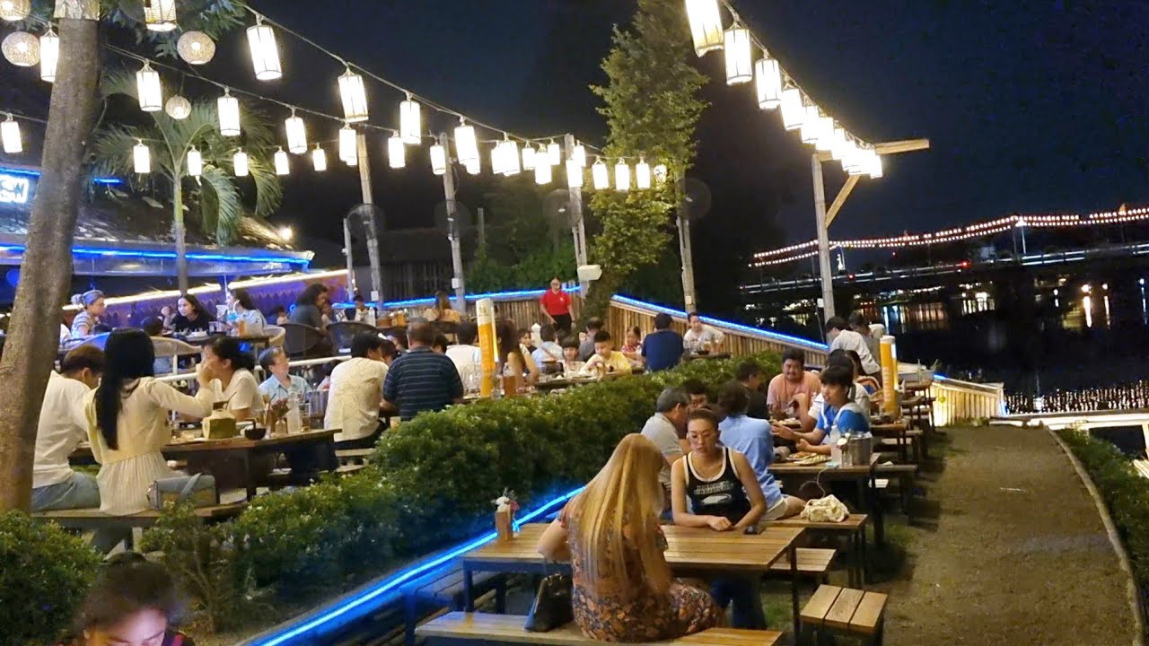 River View Bar Chiang Mai - popular restaurant in Chiang Mai with live music - YouTube