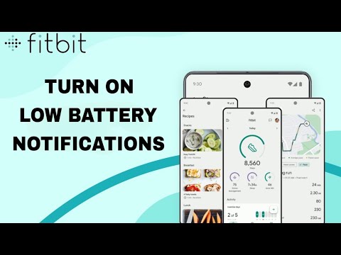 How To Turn On Low Battery Notifications On Fitbit App - YouTube
