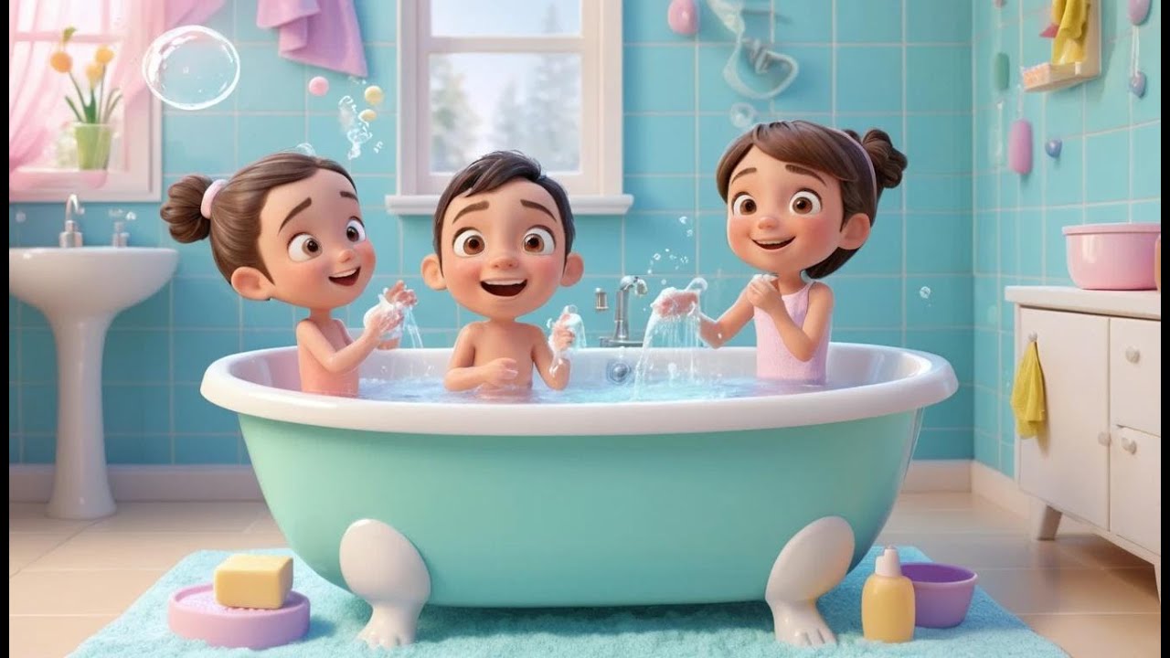 Splash, Sing & Play | Bath Time Rhyme for Kids - YouTube