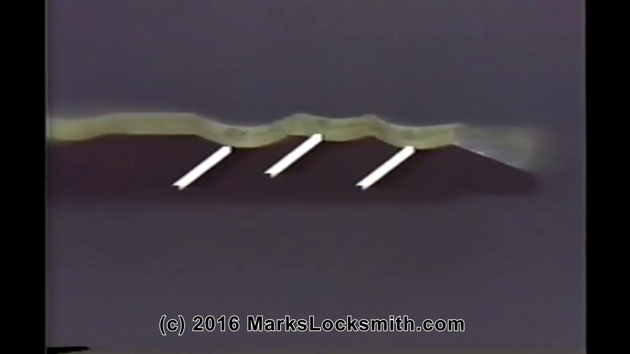 How to Impression a Key: Impressioning Pin Tumbler Ford Door Lock - YouTube