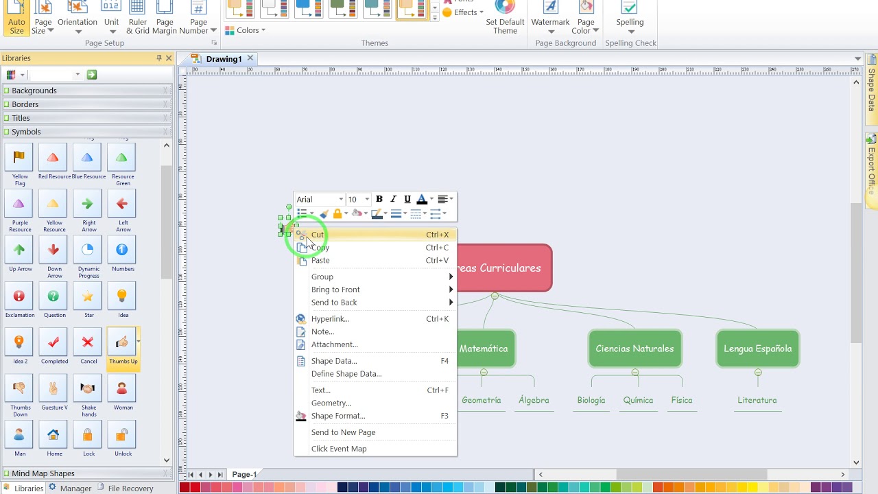 Cómo realizar un mapa mental o conceptual con Edraw - YouTube