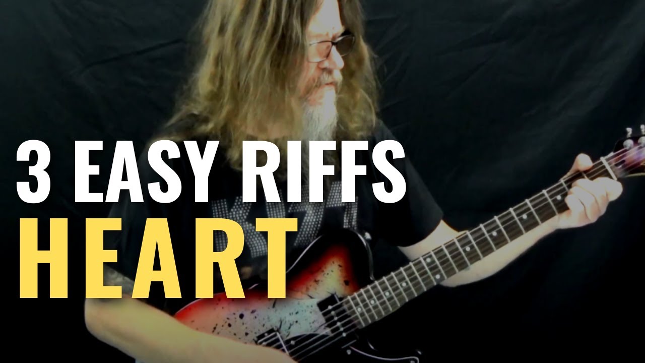3 Fun & EASY Beginner Riffs By Heart - YouTube