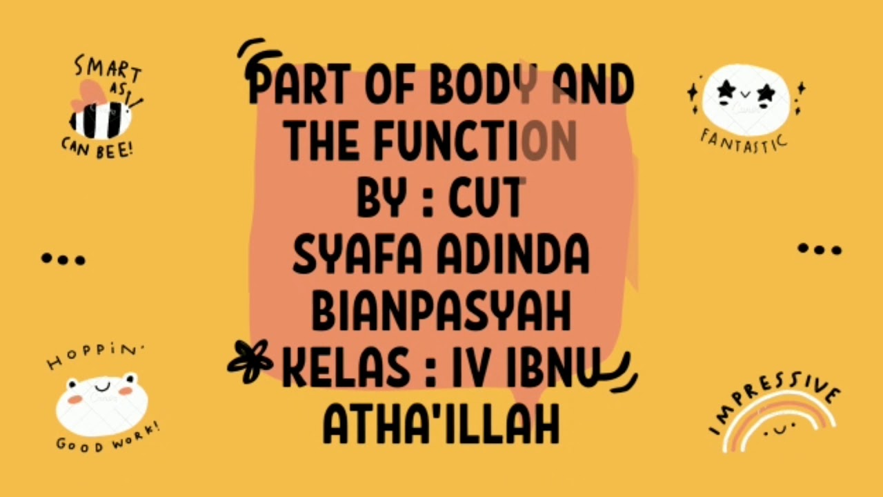 Tugas bahasa inggris part of body and function - YouTube
