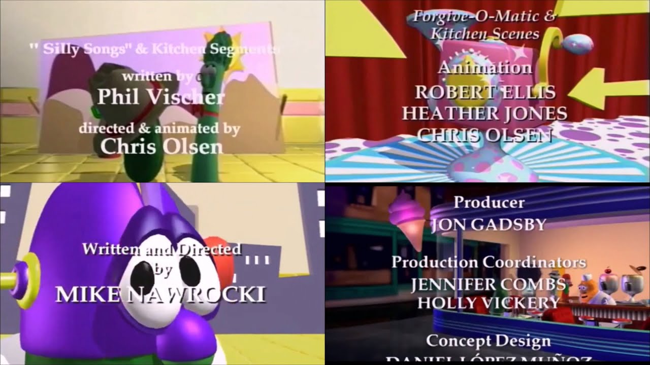All 1990s VeggieTales End Credits HD - YouTube