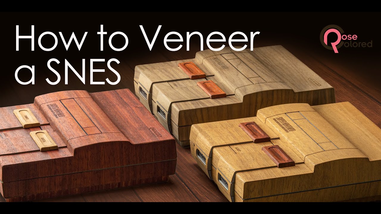 How To Use a Veneer Kit to Make a Real Wood SNES Console in under 2 ...