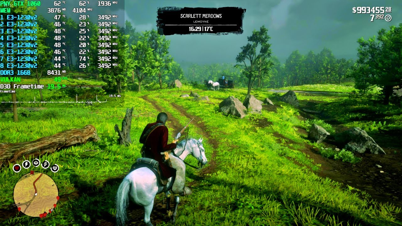 RDR2 | 4K HDR 60FPS | GTX 1060 6GB | XEON E3 1230v2 | #1 - YouTube