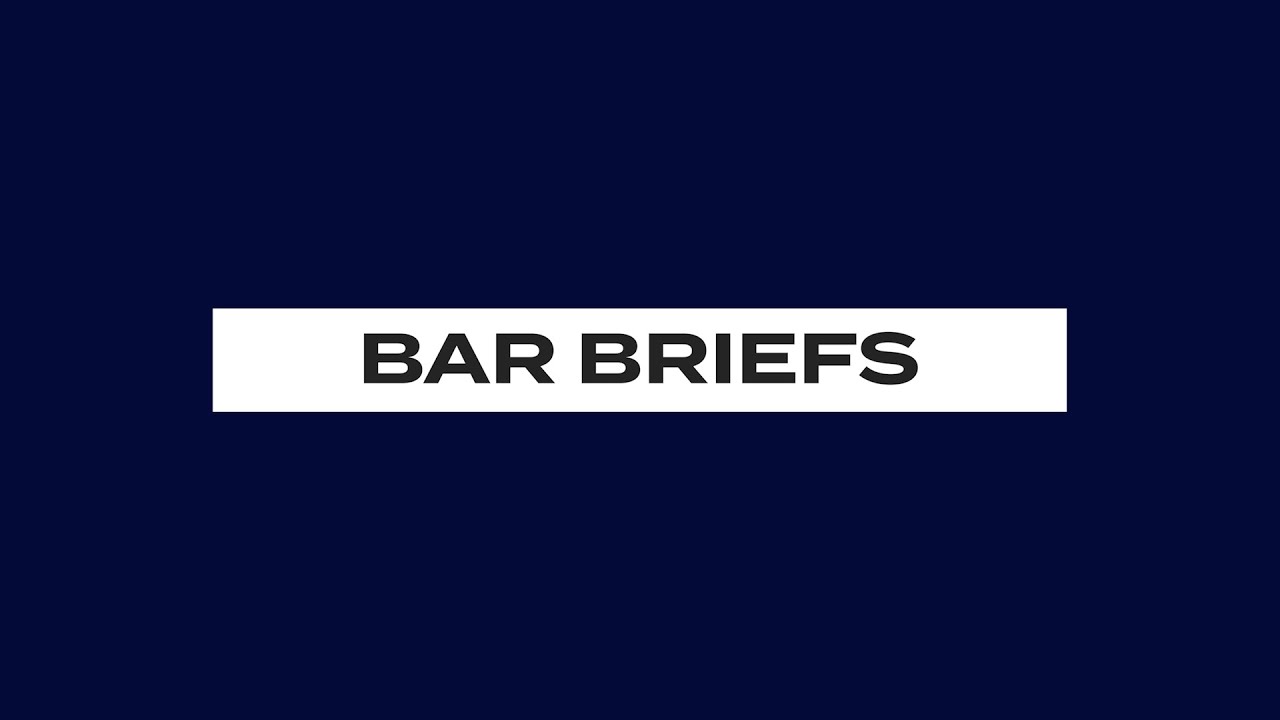 Bar Briefs with guest Christina L Corl - YouTube