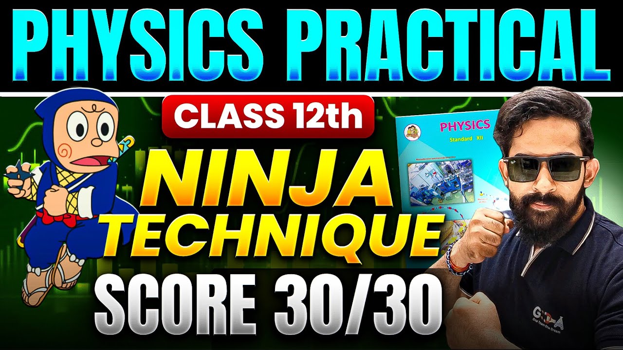 Physics Practical || Score 30/30 || Ninja Techniques || HSC Board 2026 ...