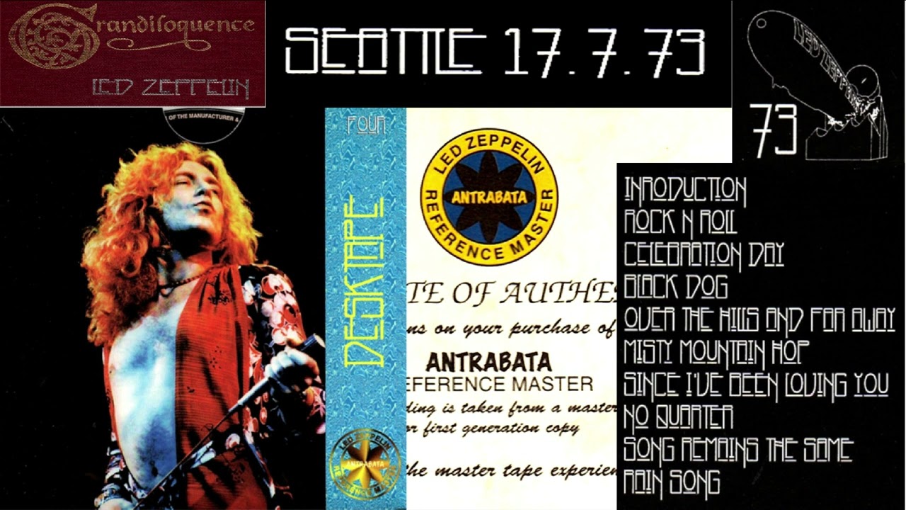 Led Zeppelin 771 July 17 1973 Seattle [Disc 4] - YouTube