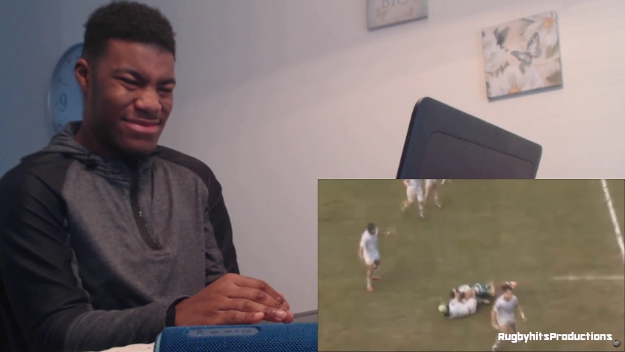 Biggest Rugby Hits Brutal Rugby hits Reaction - YouTube