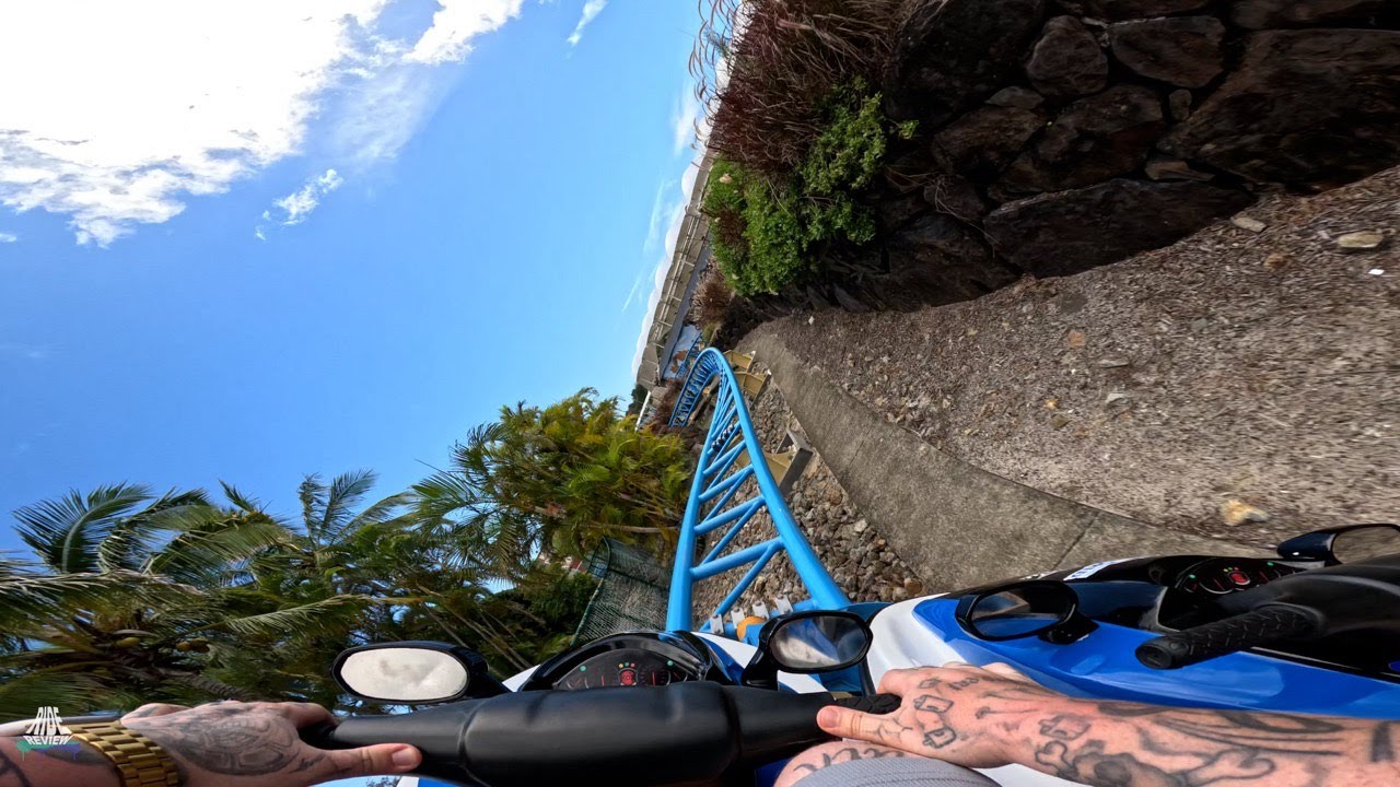 Jet Rescue - POV - Sea World - Intamin - Family Launch Coaster / Jet ...