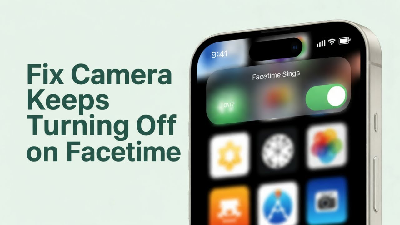 How To Fix iPhone Camera Keep Turning Off On FaceTime - YouTube