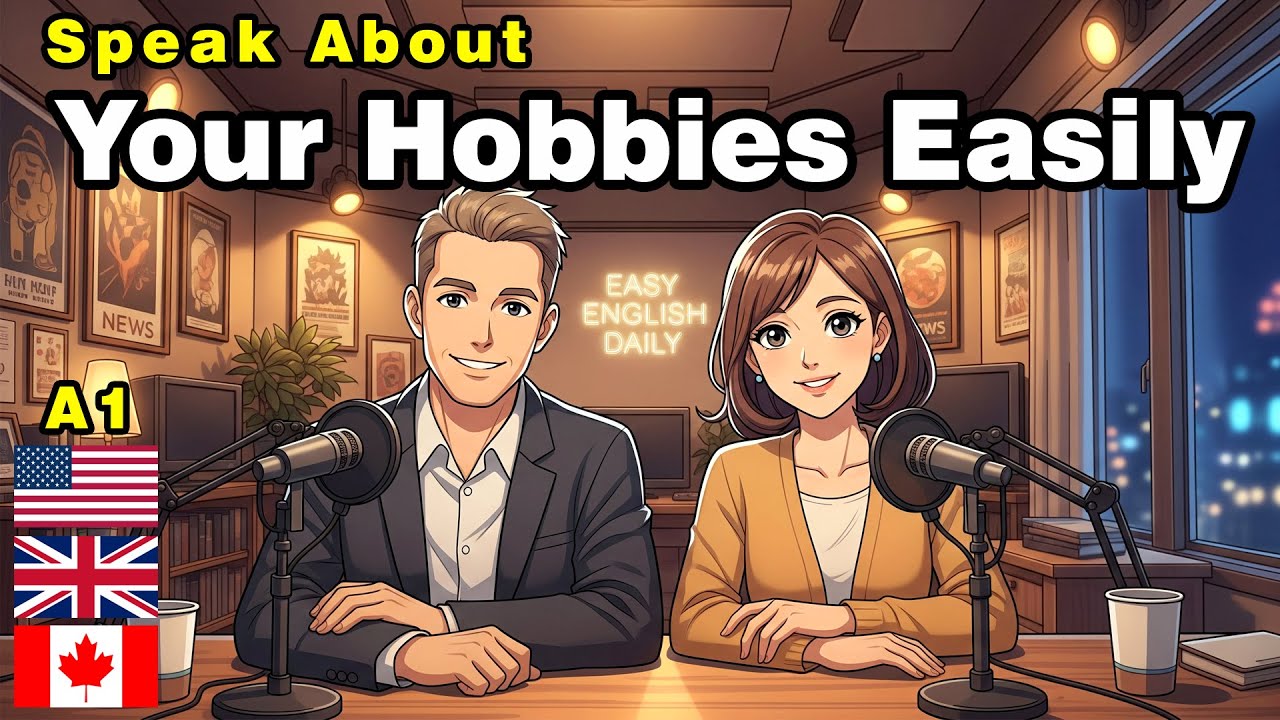 Easy English Daily – Learn to Talk About Your Hobbies! - YouTube