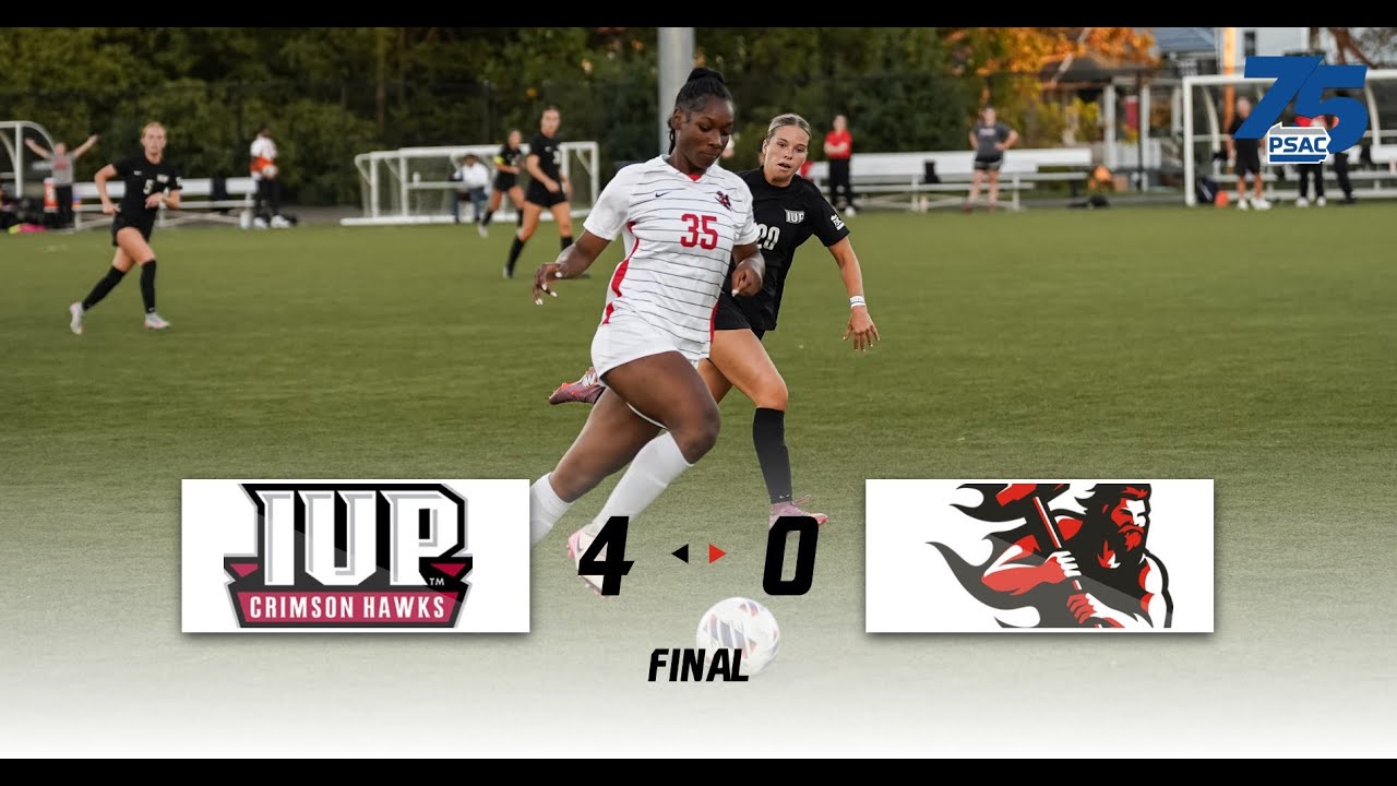 Women's Soccer vs. IUP Highlights (10/1/25) - YouTube