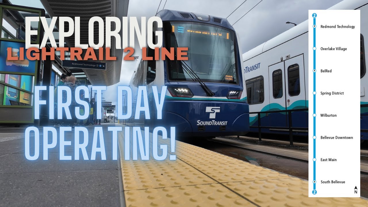 Sound Transit Light Rail 2 Line Opening Day! - YouTube