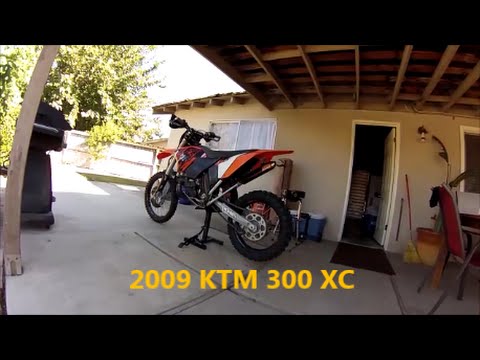 NEW TOY 2009 KTM 300 XC REVIEW AND WALK AROUND - YouTube