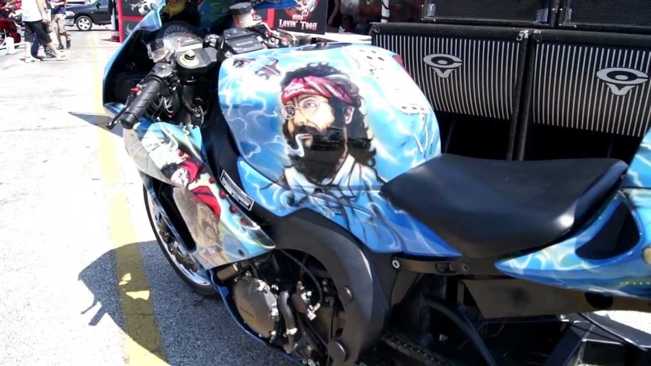 Cheech & Chong Still Smokin Bike at Gulf Coast Classic Show Houston TX ...