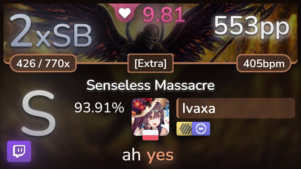 🔴 9.8⭐ Ivaxa | Rings of Saturn - Senseless Massacre [Extra] +HDDT 93.91 ...