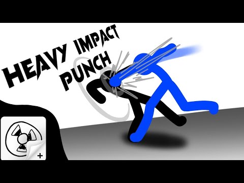 Flipaclip | Stickman Fight Tutorial | How to animate a Heavy Impact ...