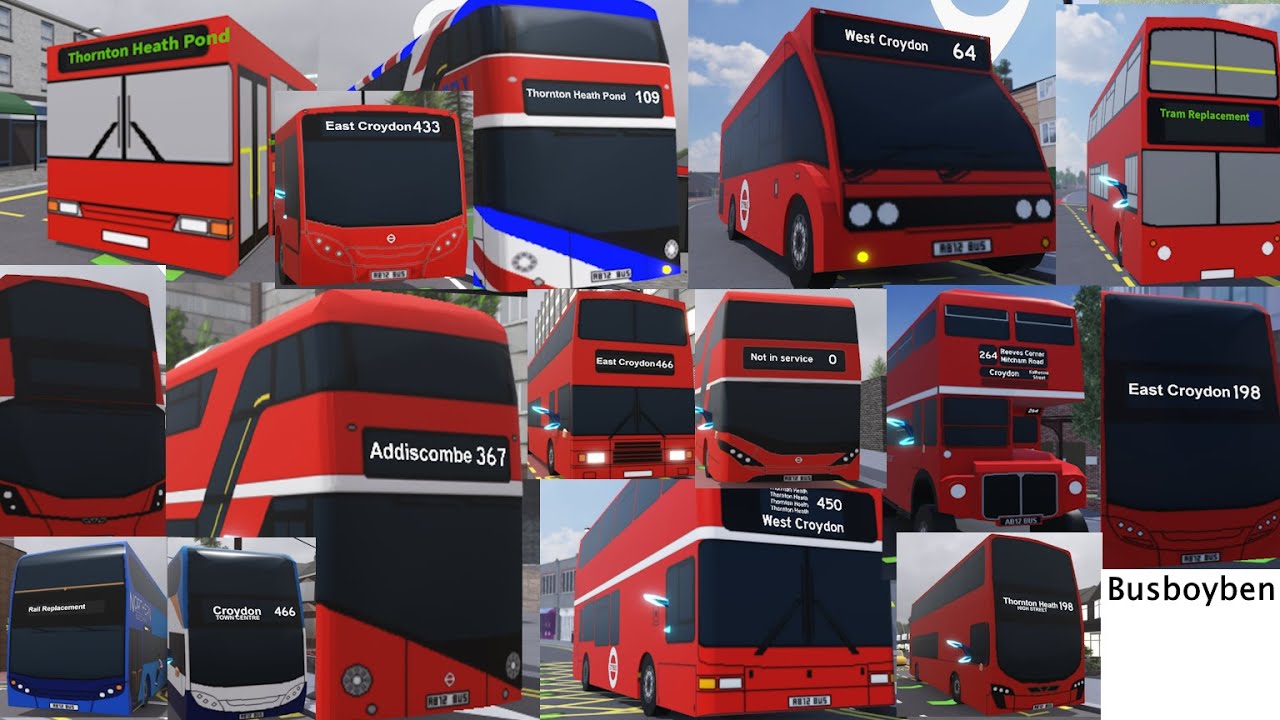 Croydon V1 3 Driving Every April fools buses 1/4/2024 - YouTube