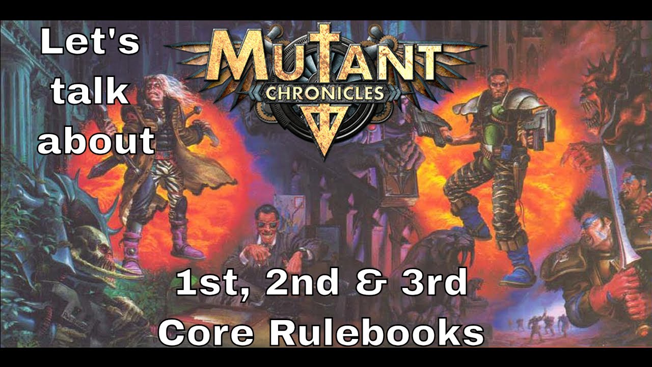 Let's Talk About Mutant Chronicles 1st, 2nd & 3rd Ed | The Core Books ...