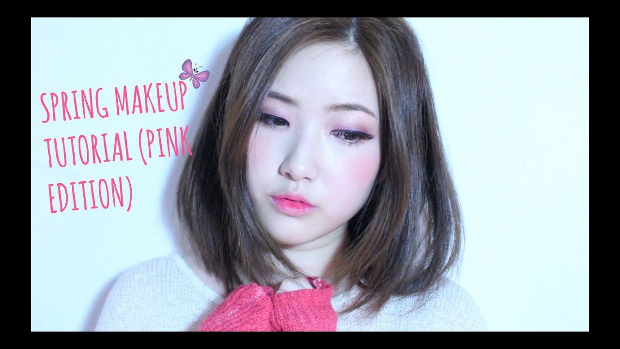 SPRING MAKEUP TUTORIAL (PINK EDITION) | 핑크 봄 메이크업 - YouTube