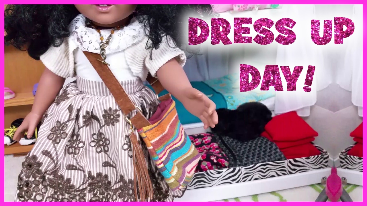 18" DOLL ROSE GETS NEW OUTFIT | DRESS UP TUESDAY | BlueprintDIY Kids ...