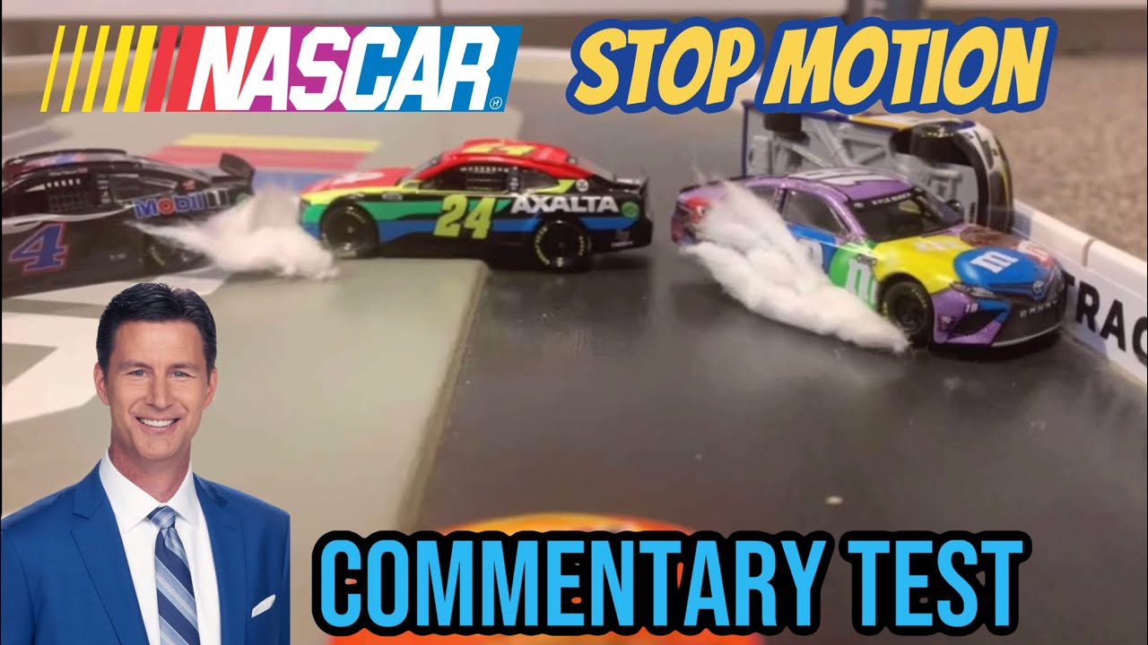 NASCAR Stop Motion | Commentary Test - YouTube