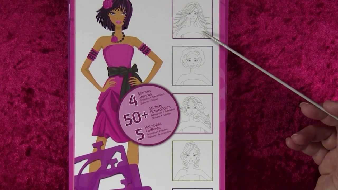 ASMR: Style Me Up Designer Sketchbook, Softly Spoken - YouTube