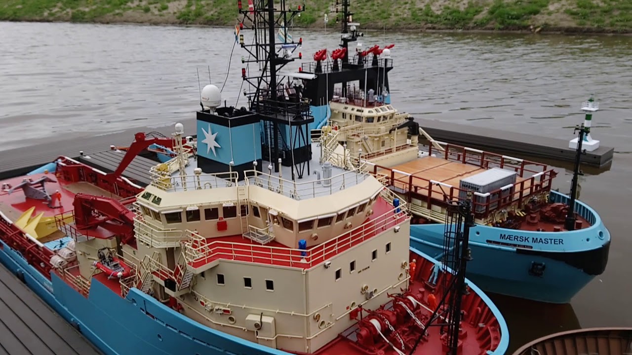 Overview new Homeport Maersk OSV Modelling Fleet - YouTube