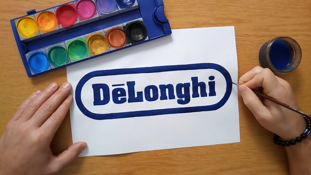 How to draw the De'Longhi logo - Come disegnare il logo di De'Longhi ...